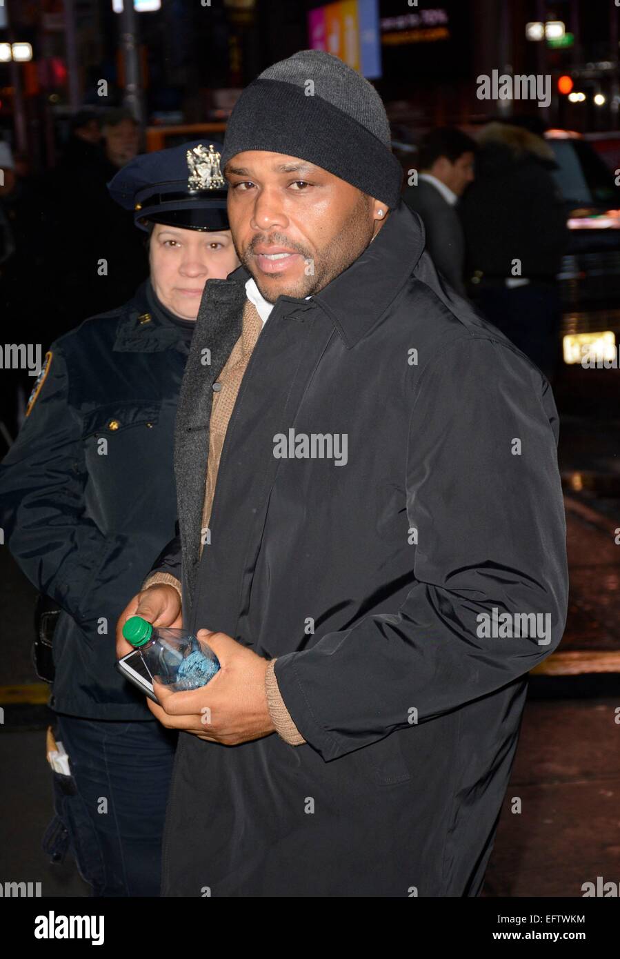 New York, NY, USA. 10th Feb, 2015. Anthony Anderson at GMA out and ...