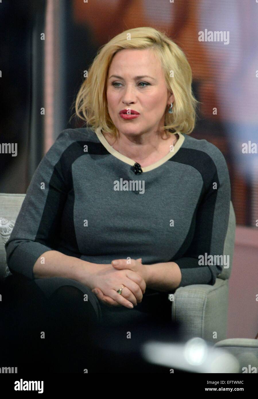 New York, NY, USA. 10th Feb, 2015. Patricia Arquette at GMA out and ...