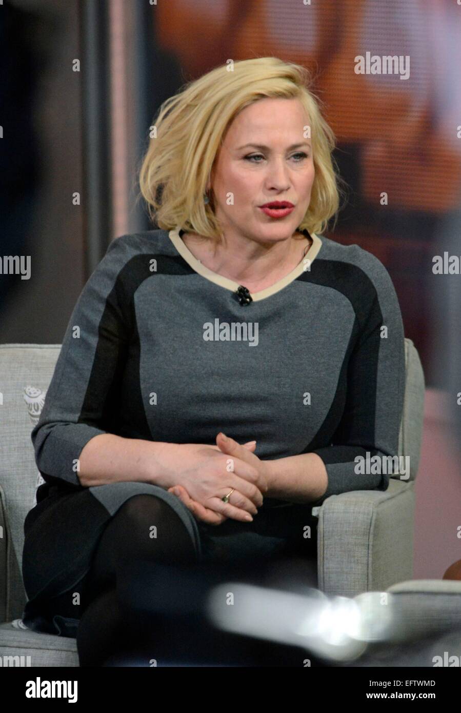 New York, NY, USA. 10th Feb, 2015. Patricia Arquette at GMA out and ...