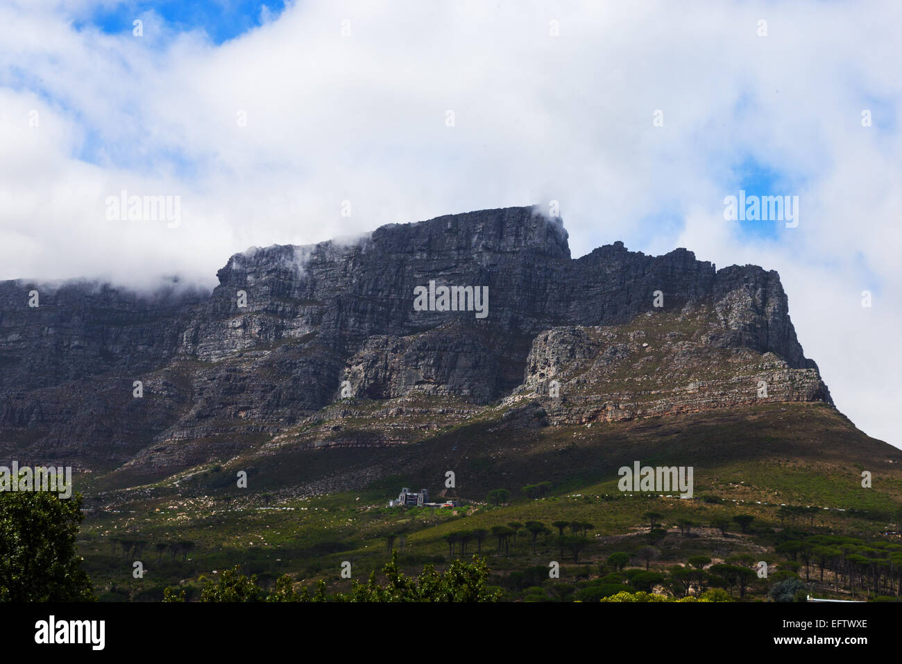 Table Mountain From Cape Town Stock Photo - Alamy
