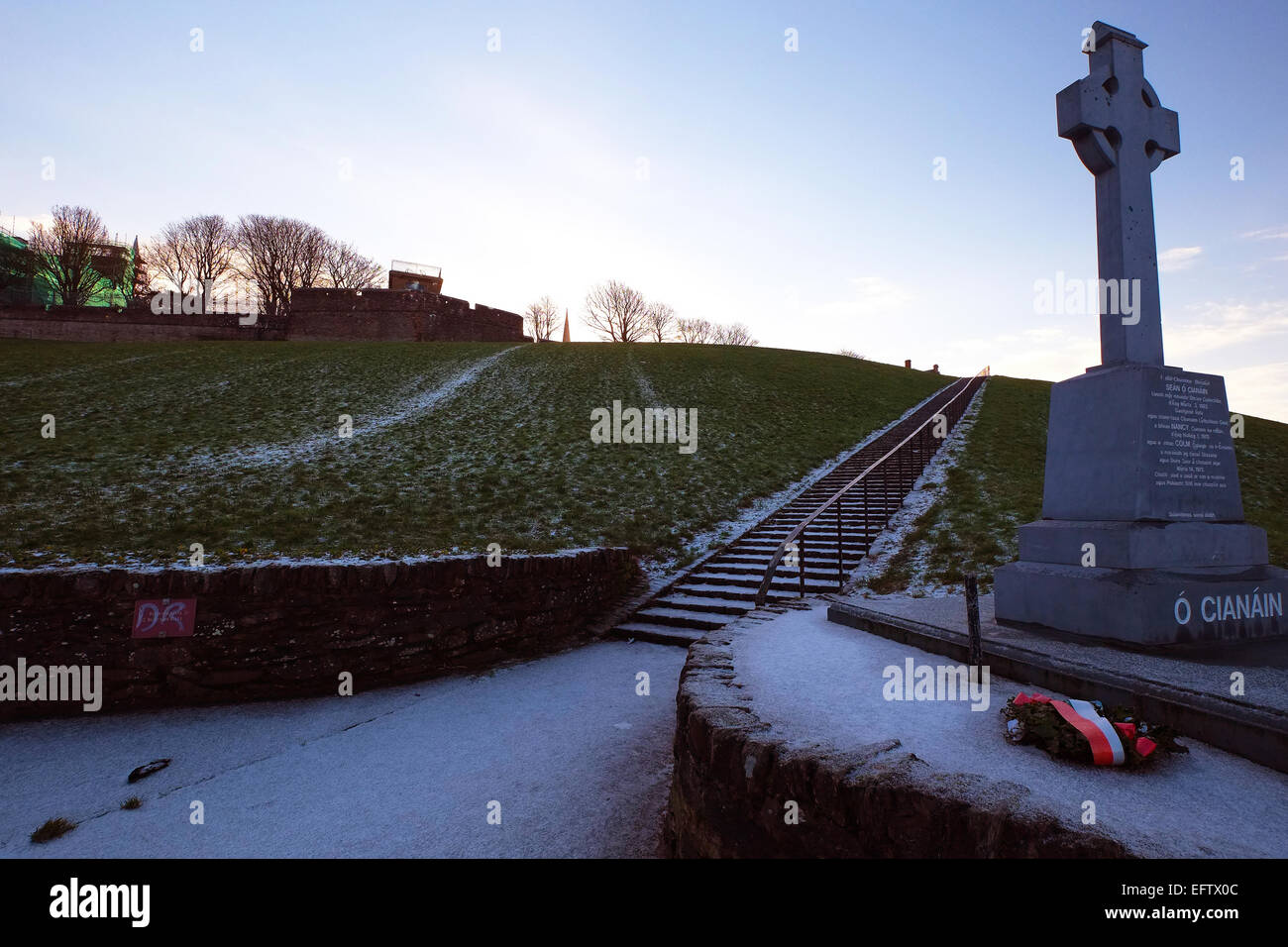 Monument Free Derry Corner Stock Photo - Alamy