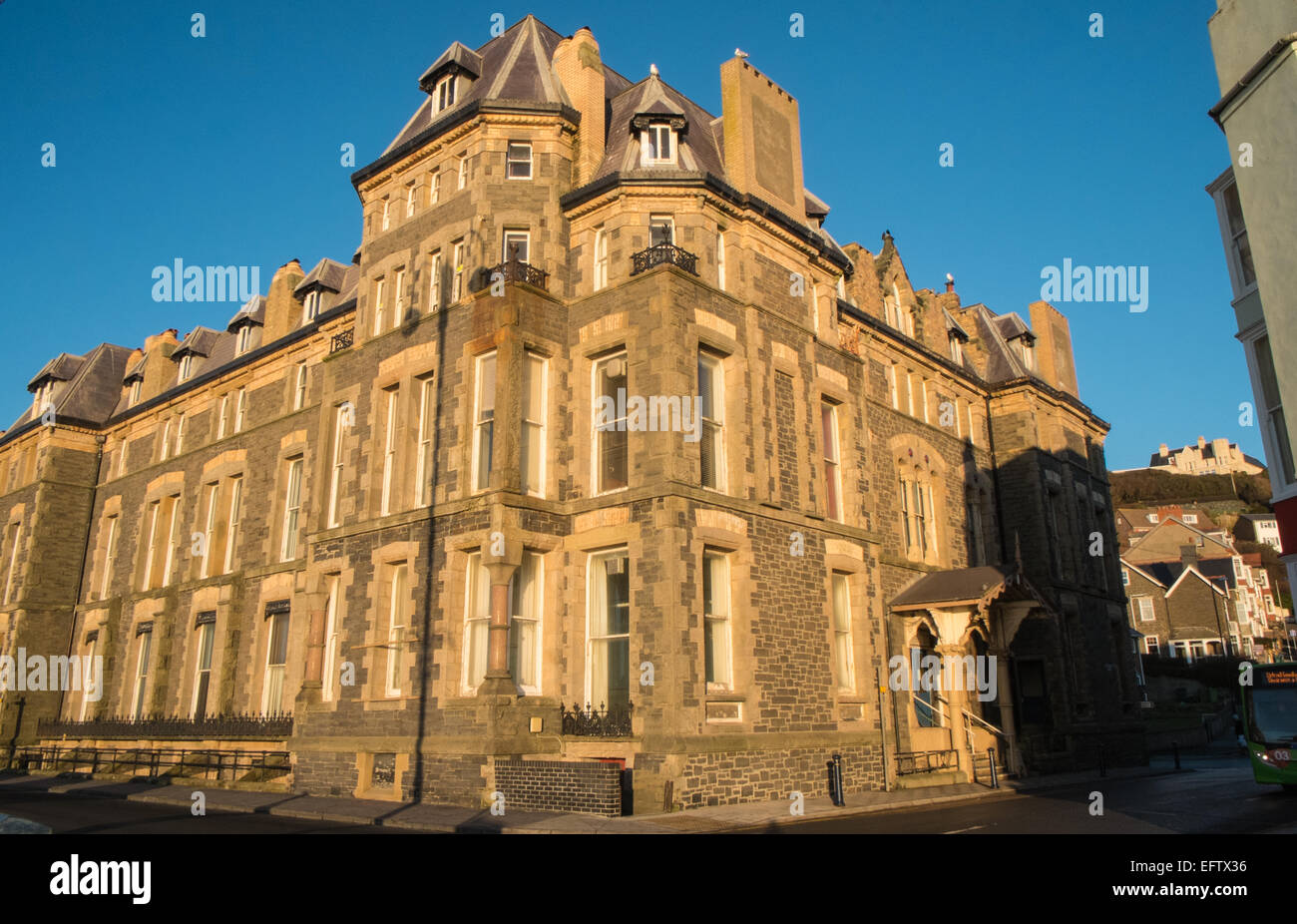 Grade 2 seafront building in Aberystwyth which featured in the TV crime ...