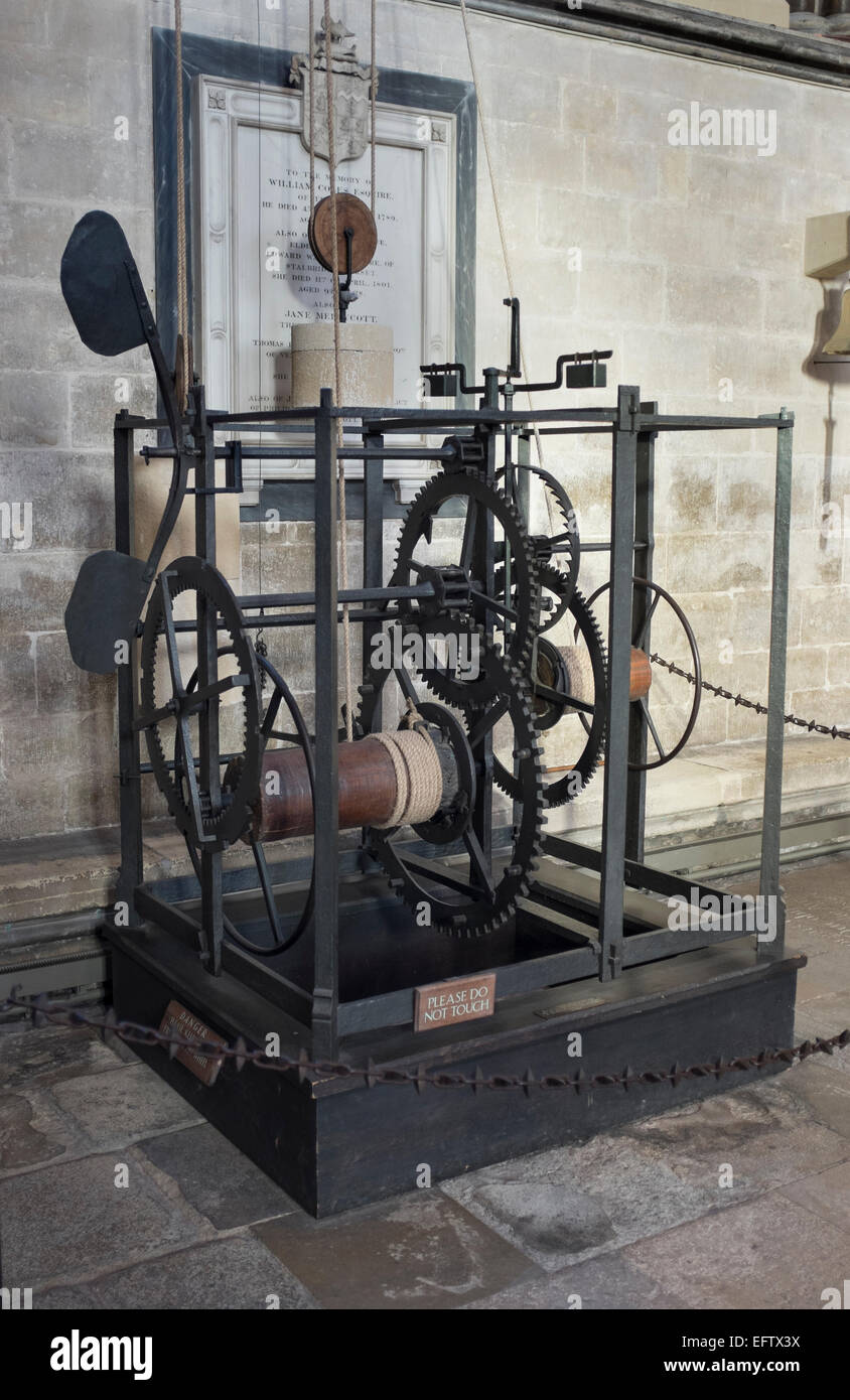 The Medieval Clock Salisbury Cathedral Stock Photo - Alamy