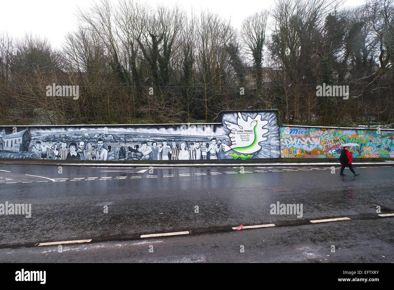 Mural Brandywell Derry Stock Photo - Alamy