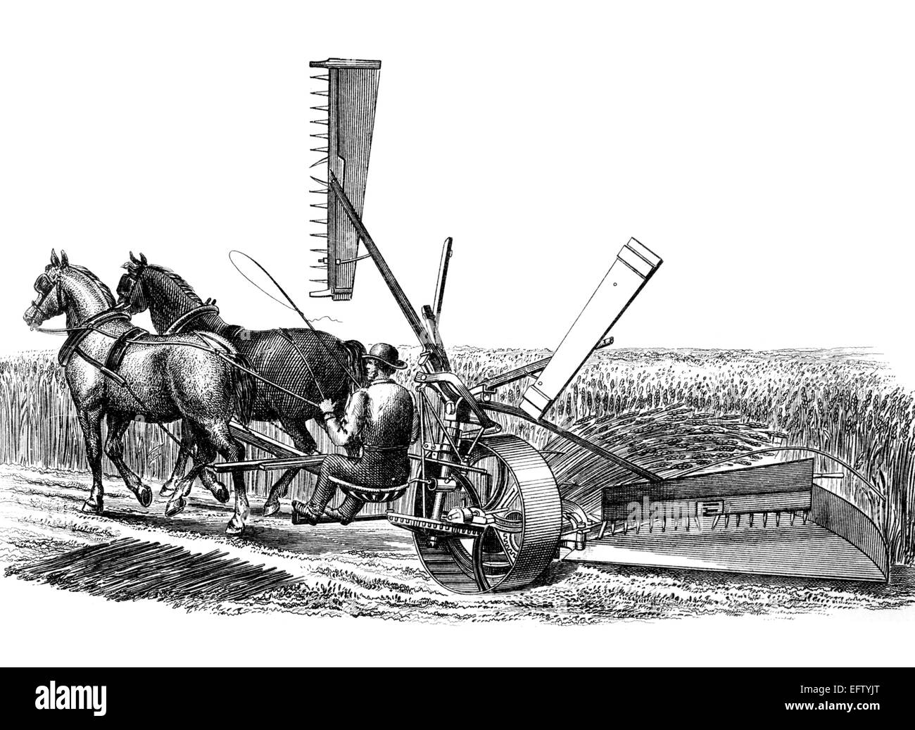 Farm Machinery 19th Century Stock Photos & Farm Machinery 19th Century ...