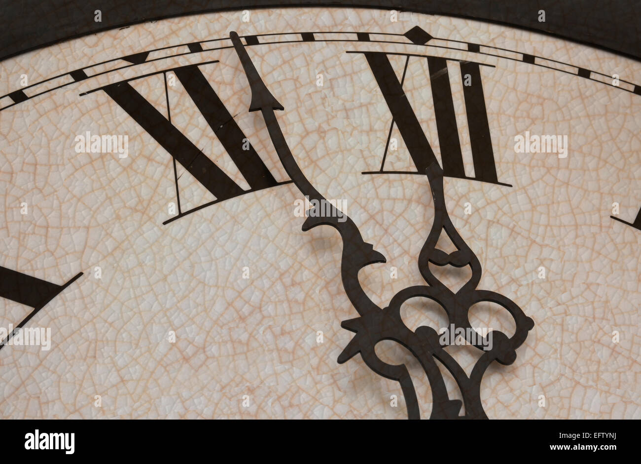 Vintage Clock Face Hands Ornate High Resolution Stock Photography and ...