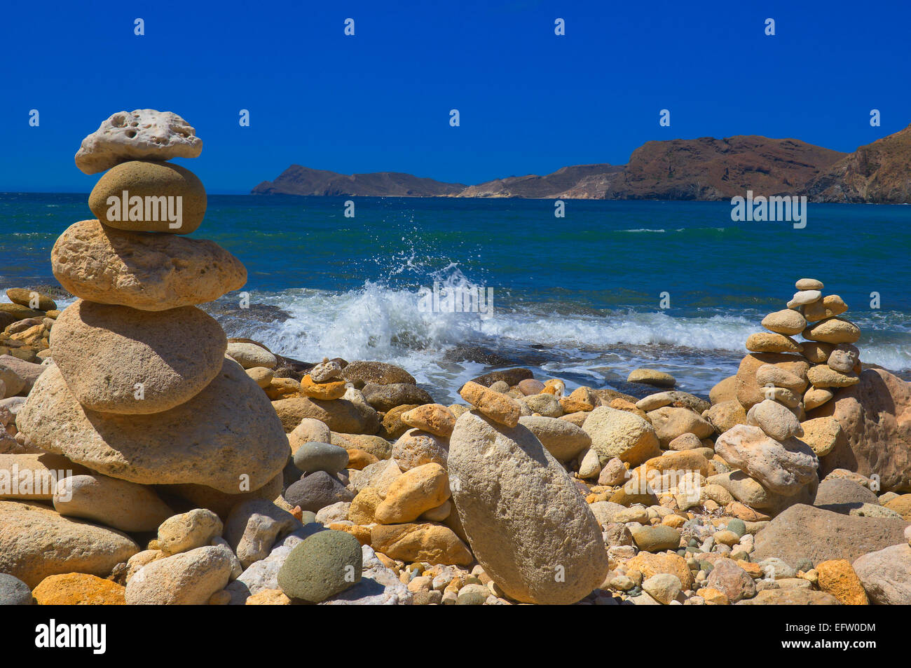 Cabo de Gata, Cala San Pedro, Beach, Biosphere Reserve, Cabo de Gata ...