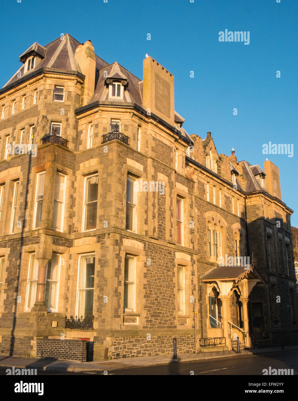 Grade 2 seafront building in Aberystwyth which featured in the TV crime ...