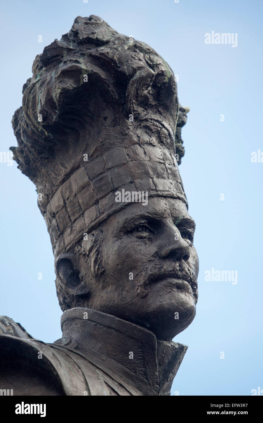 Gordon Highlander Statue Castlegate Aberdeen Stock Photo - Alamy