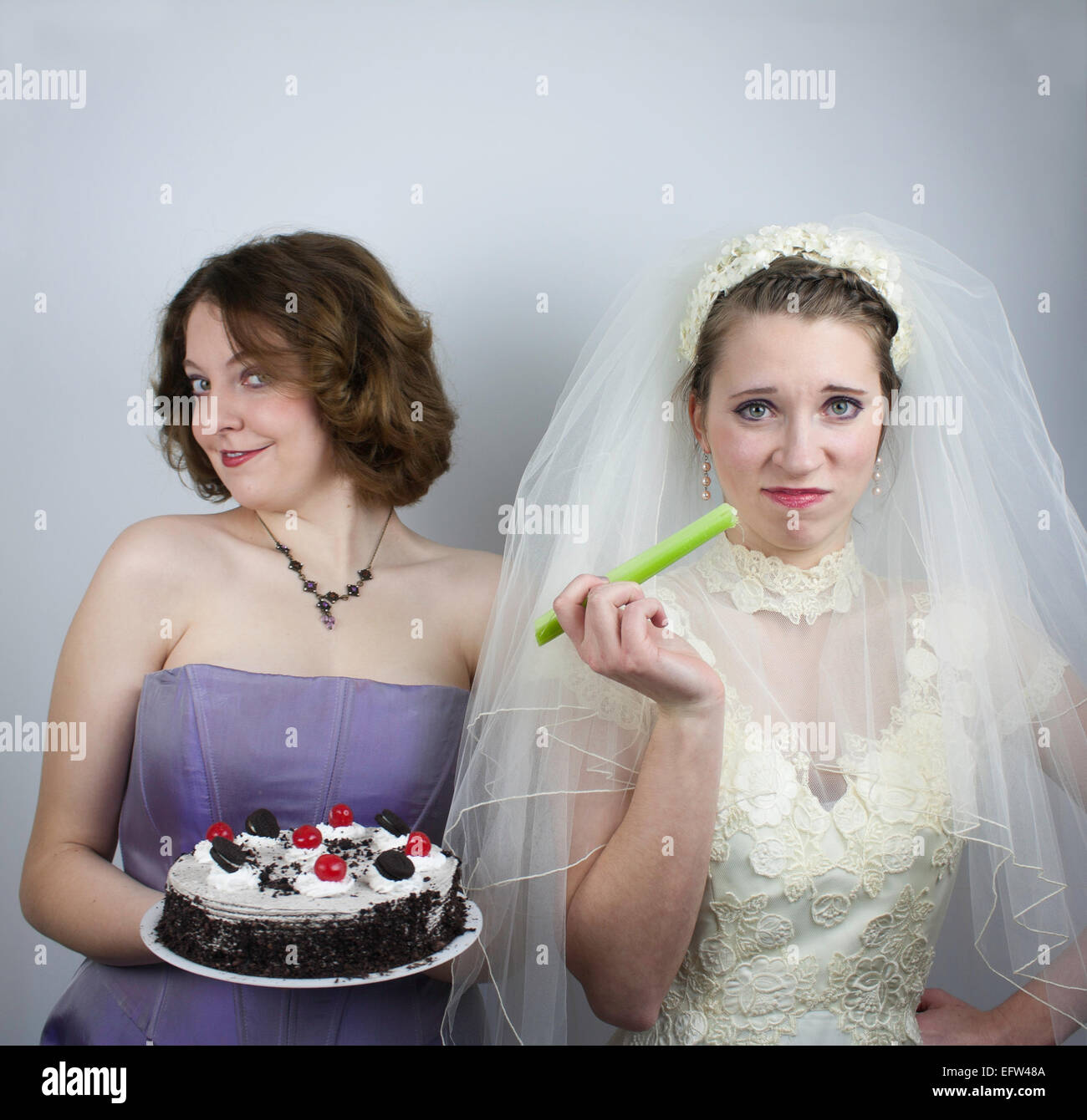 Bride eating hi-res stock photography and images - Alamy