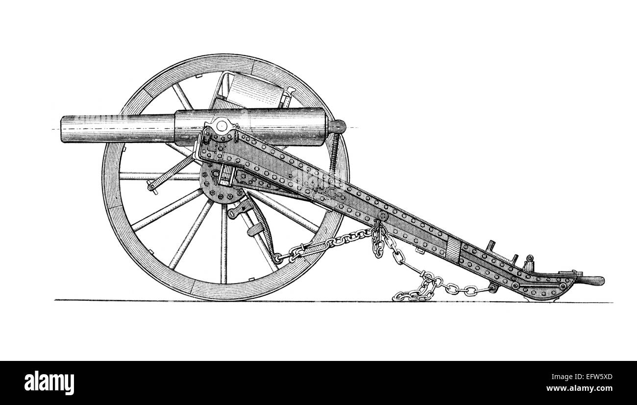 Cannon drawing hi-res stock photography and images - Alamy