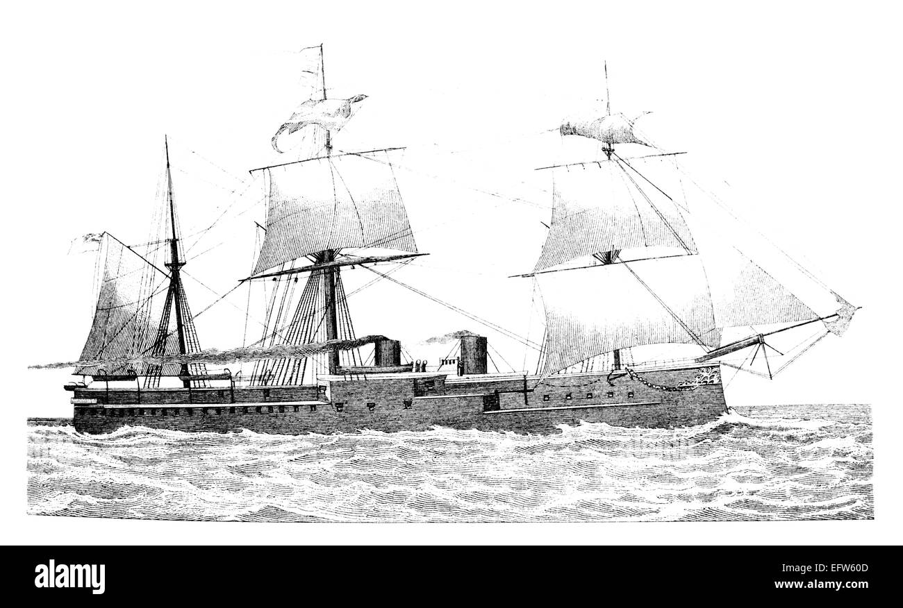 Warship drawing hi-res stock photography and images - Alamy