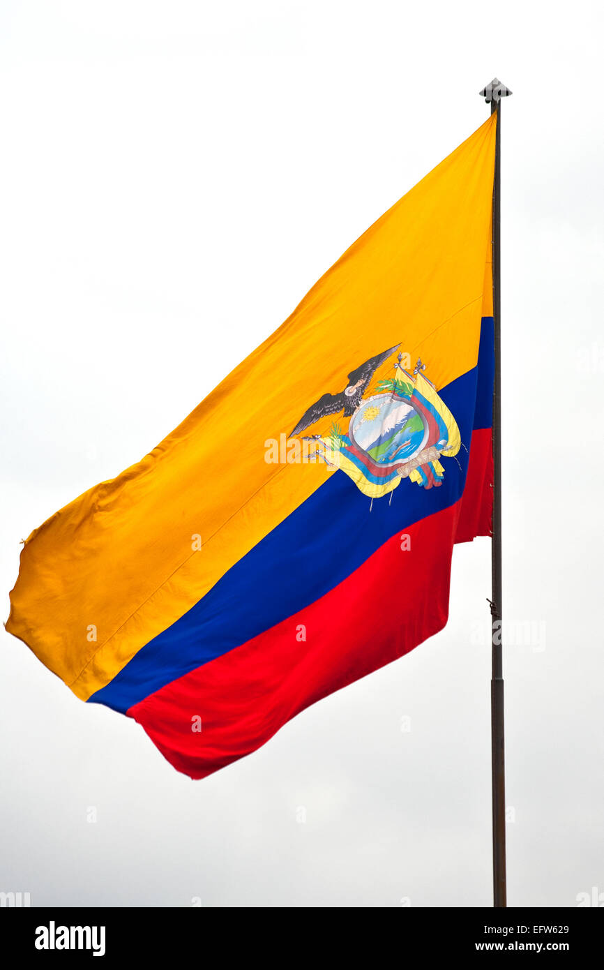 Flag of equador hi-res stock photography and images - Alamy