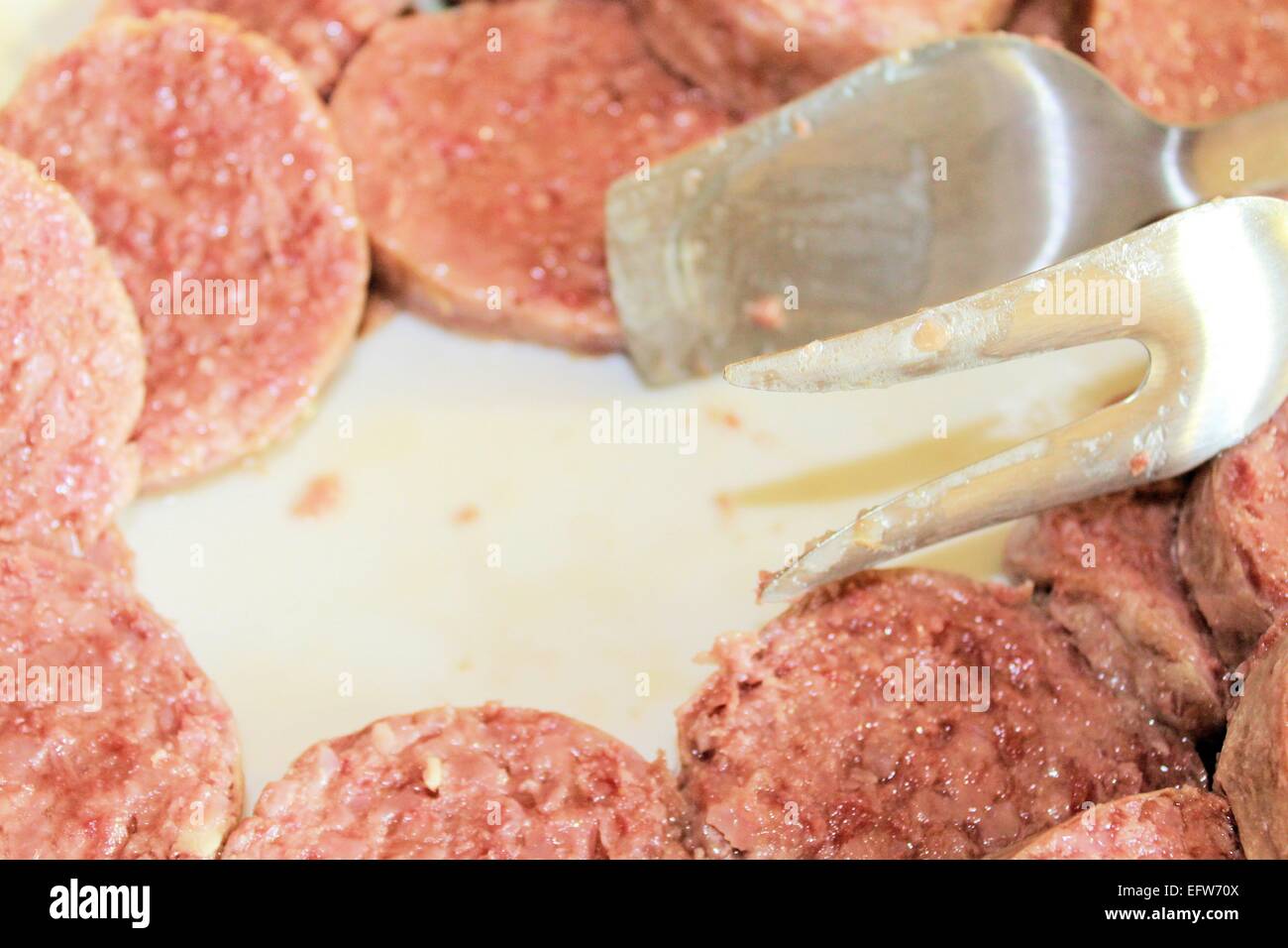 italian typical spiced sausage called cotechino Stock Photo - Alamy