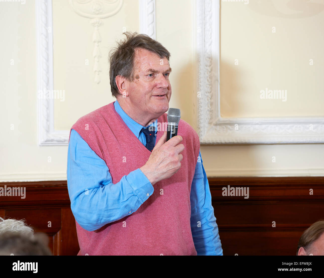 Jeremy Lewis at the Oldie Literary Lunch 10-02-15 Stock Photo - Alamy