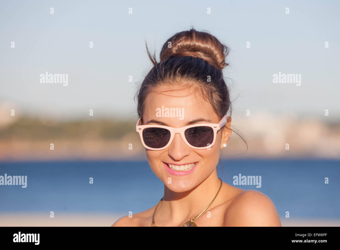 happy summer woman Stock Photo - Alamy