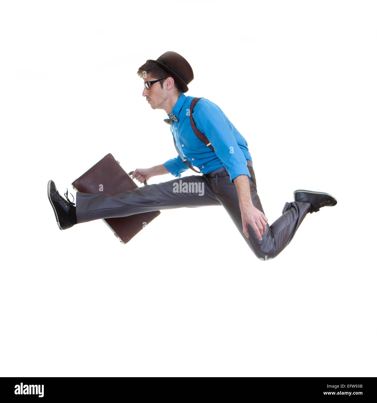 Male in rush Cut Out Stock Images & Pictures - Alamy