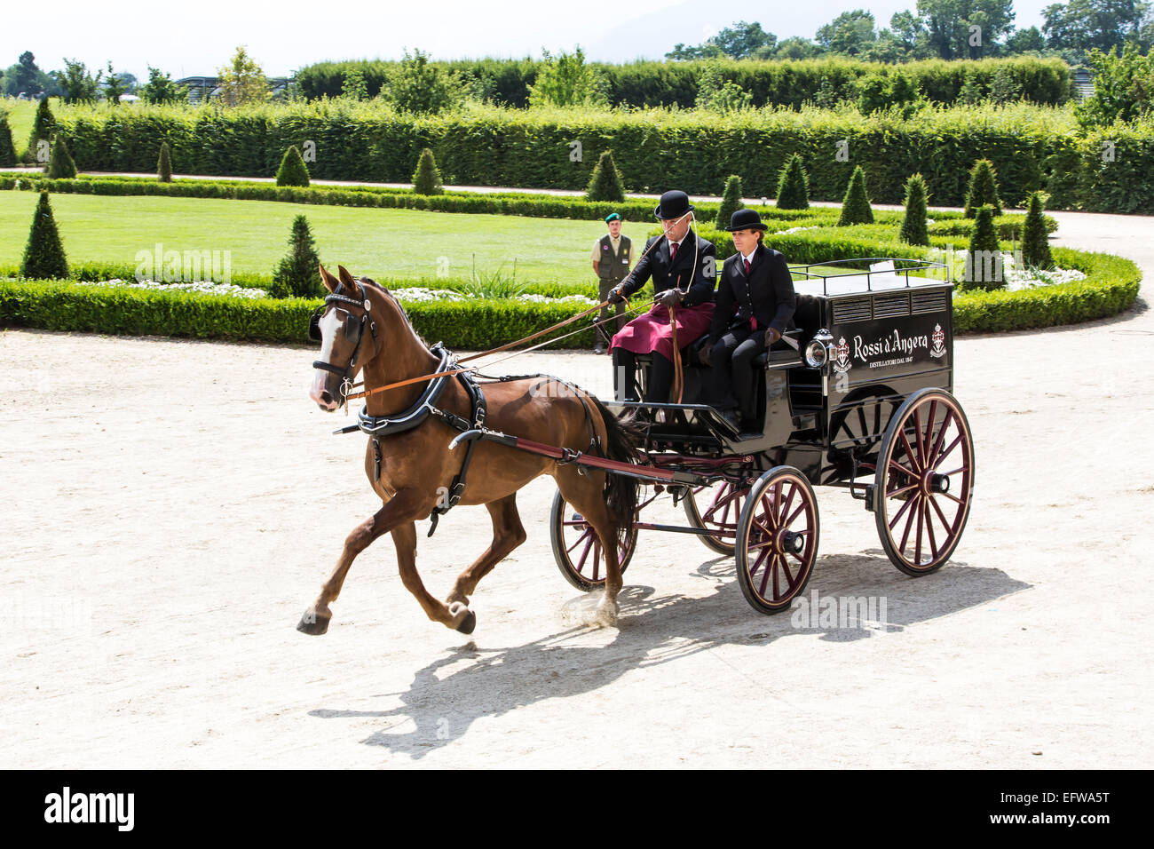International competition for traditional carriages "La Venaria Reale ...