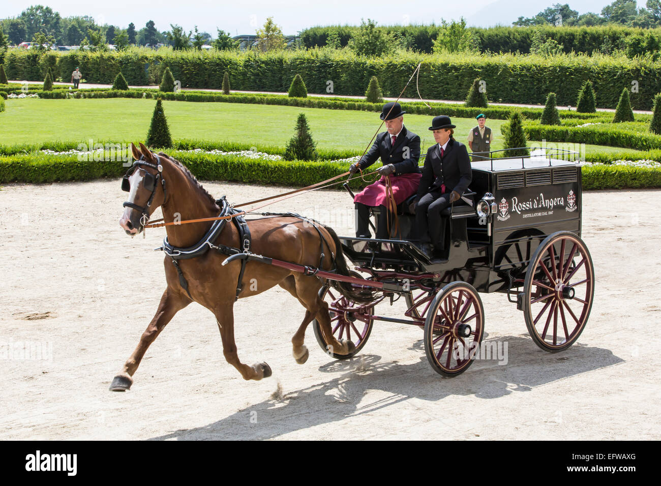 Iternational competition for traditional carriages "La Venaria Reale ...
