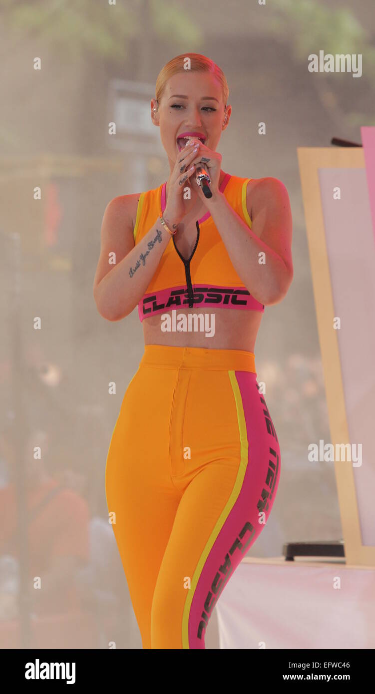 Iggy Azalea performs live on NBC's 'The Today Show' for the Toyota ...
