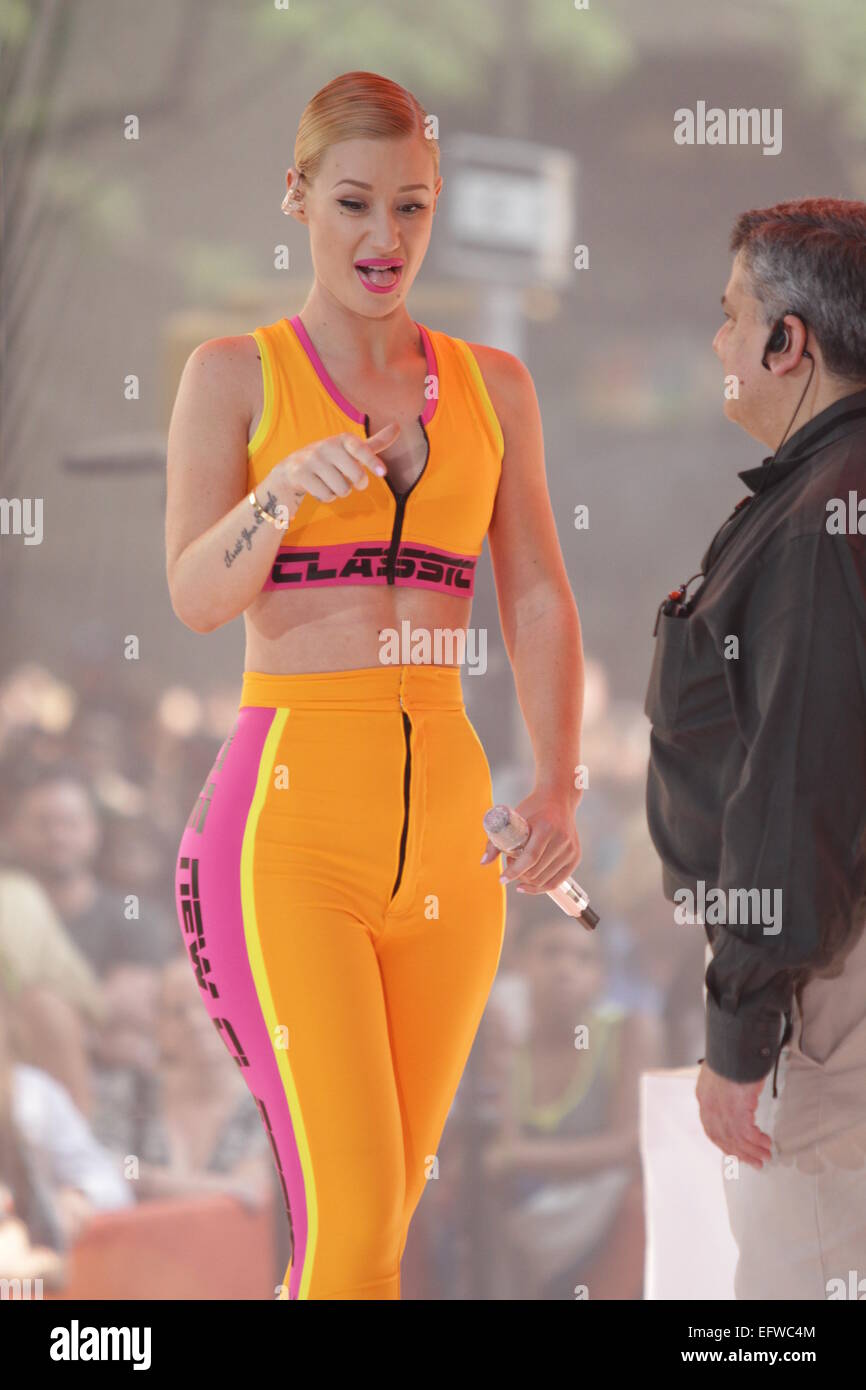 Iggy Azalea performs live on NBC's 'The Today Show' for the Toyota ...