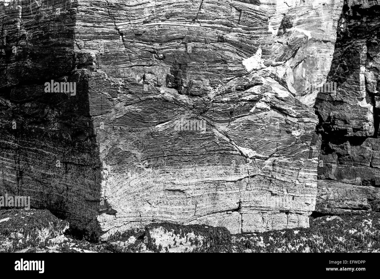 abstract view of a coastal cliff geological feature Stock Photo - Alamy