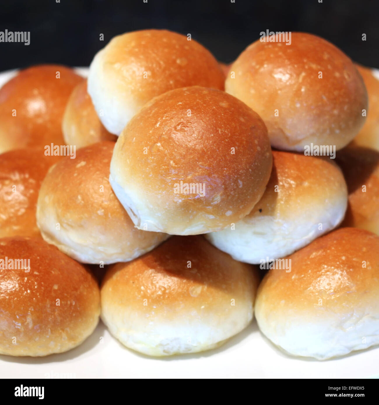 soft roll bread on buffet line Stock Photo - Alamy