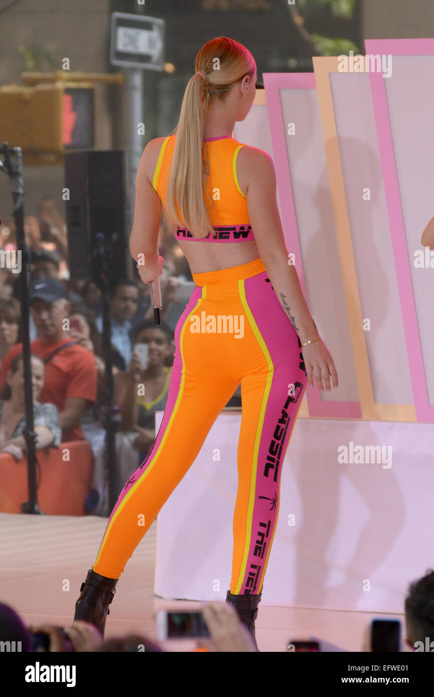 Iggy Azalea performs live on NBC's 'The Today Show' for the Toyota ...