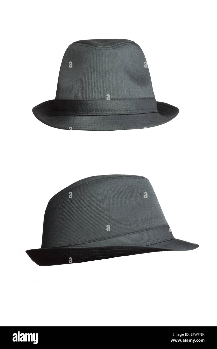 Black fedora isolated hi-res stock photography and images - Alamy