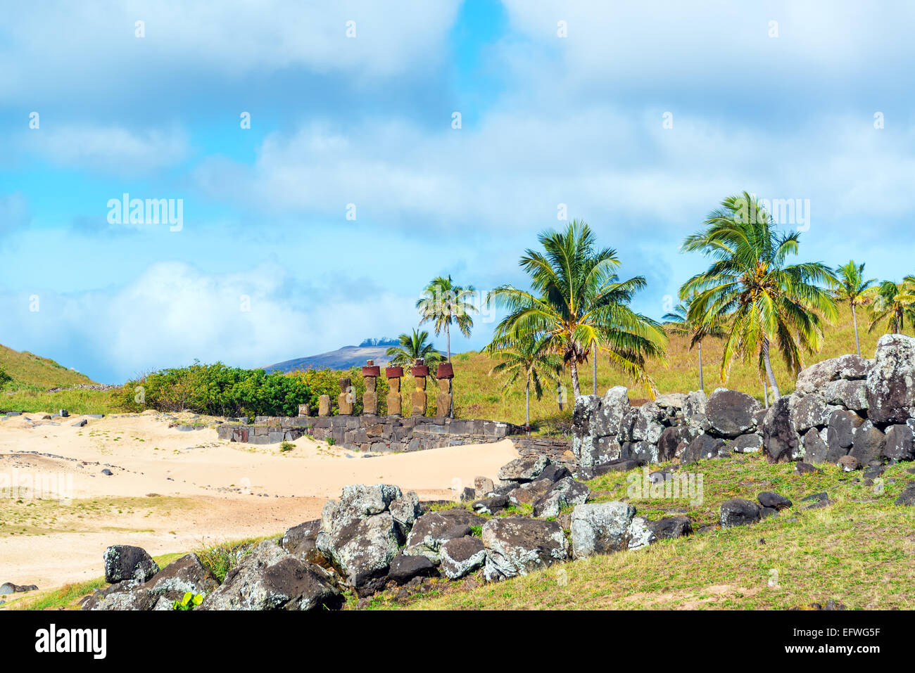 Rapa nui beach hi-res stock photography and images - Alamy