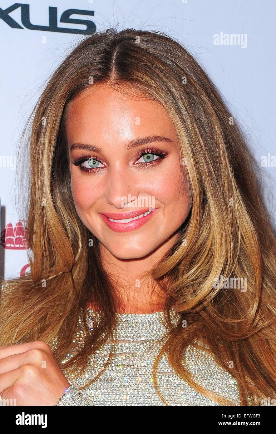 New York, NY, USA. 10th Feb, 2015. Hannah Davis at a public appearance ...