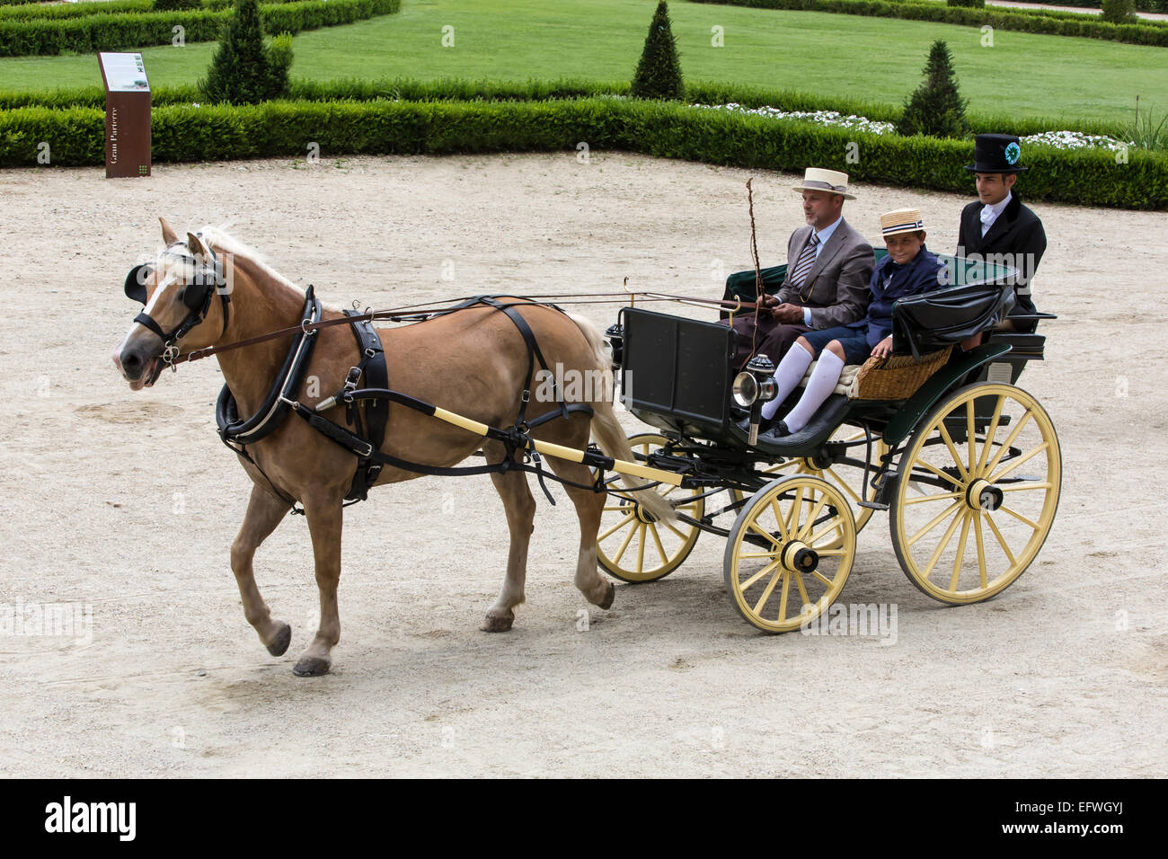 International competition for traditional carriages "La Venaria Reale ...