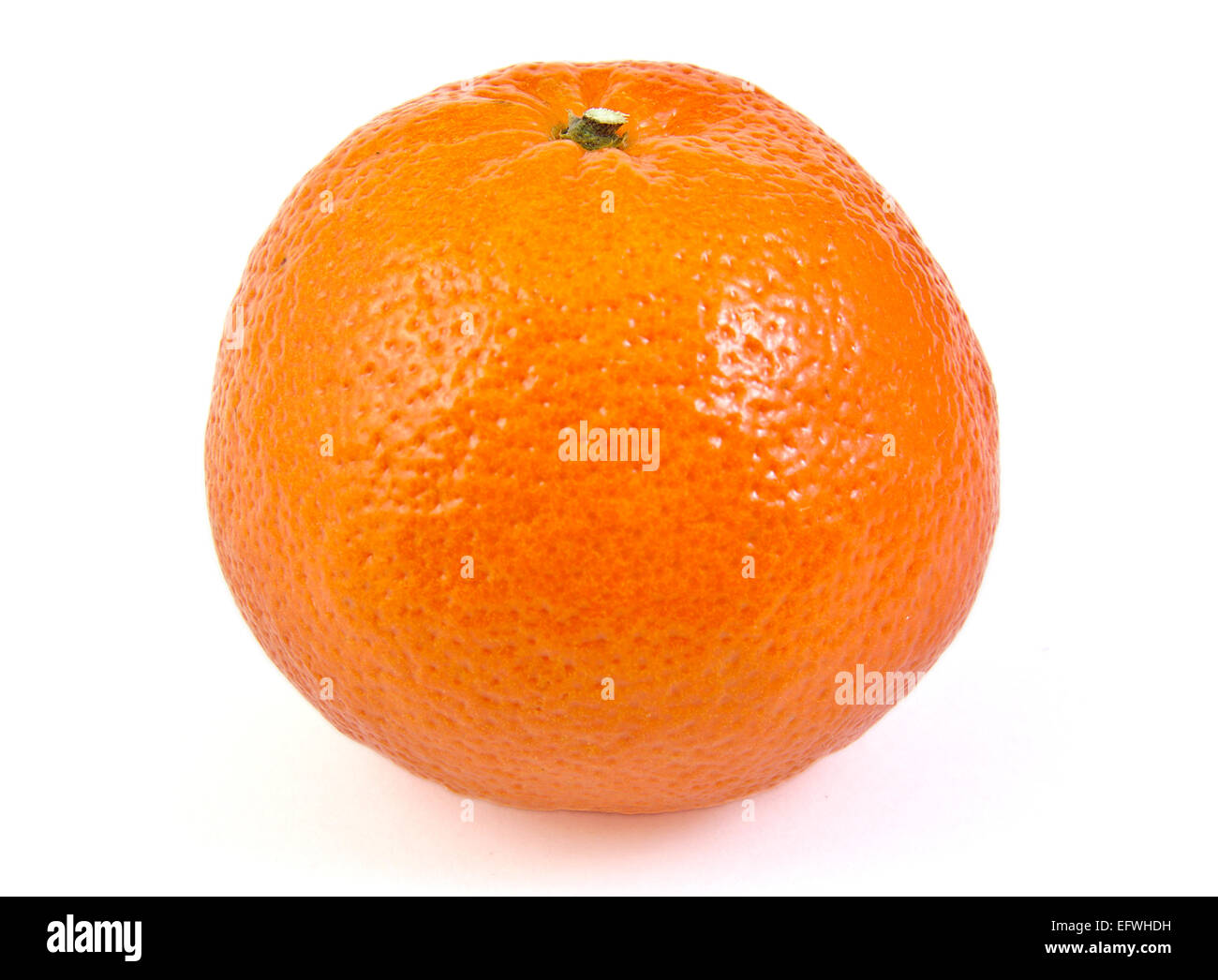 Single tangerine, orange fruit, citrus on white background Stock Photo ...