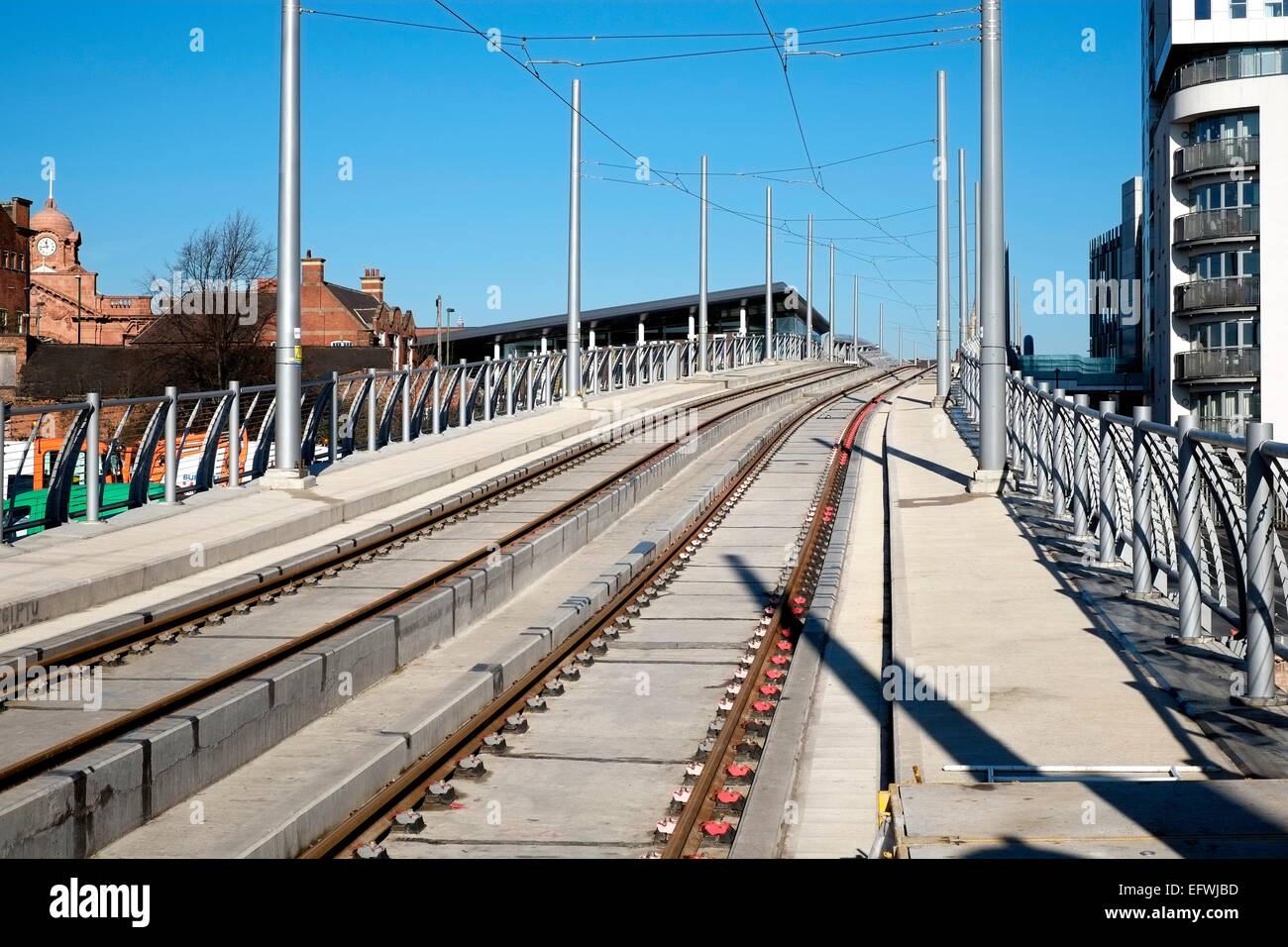 Electric power lines for tram hi-res stock photography and images - Alamy