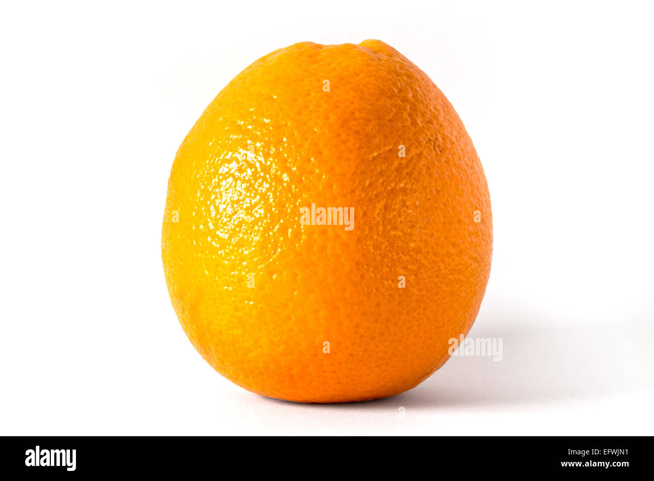 Front view of an orange on a white background Stock Photo - Alamy
