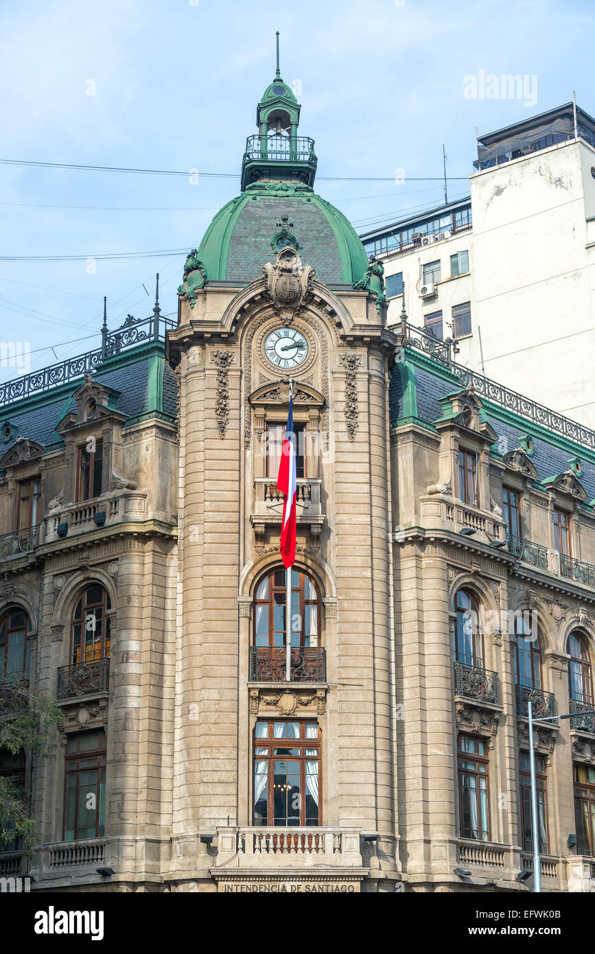 Historic building in downtown Santiago, Chile Stock Photo - Alamy