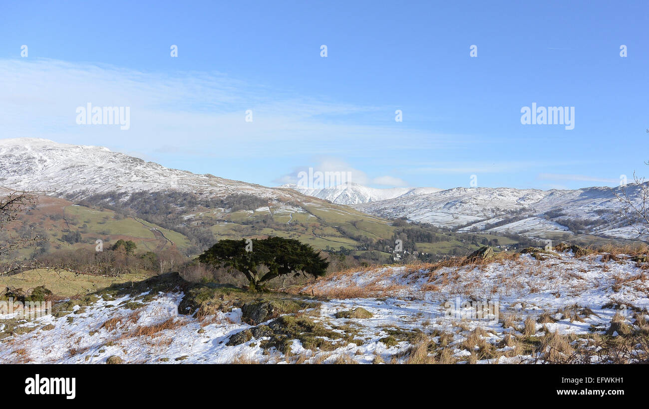 Lake District in winter Stock Photo - Alamy
