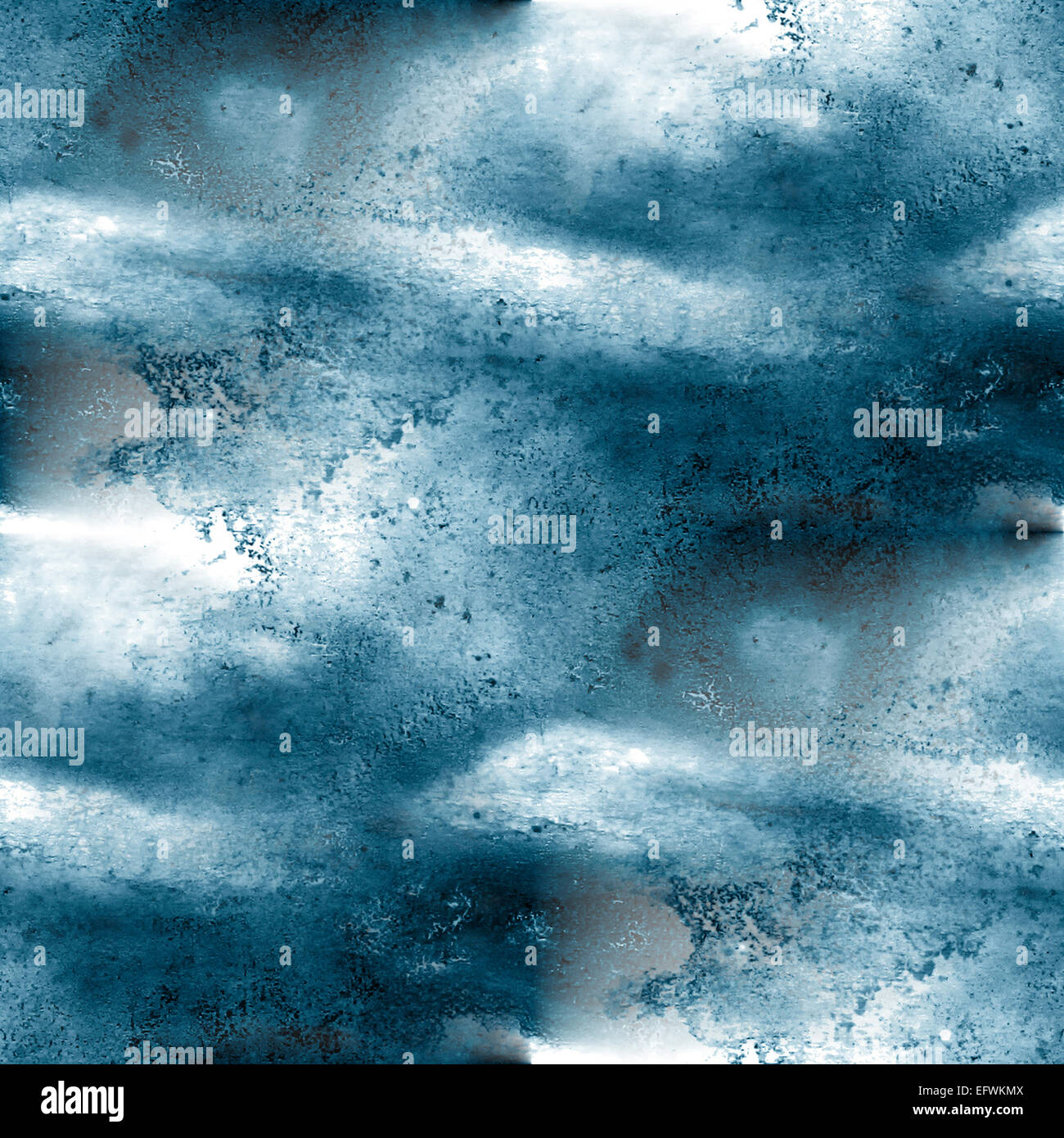 ink blue macro spot blotch texture isolated on a white background Stock ...