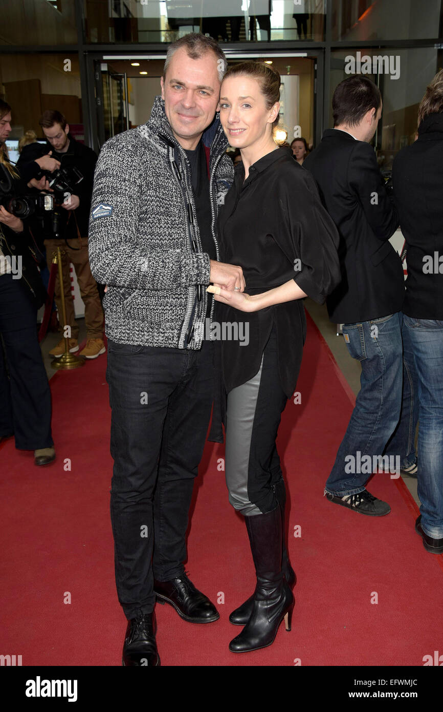 Berlin, Germany. 10th Feb, 2015. Patrick Winczewski and Kristin Meyer ...