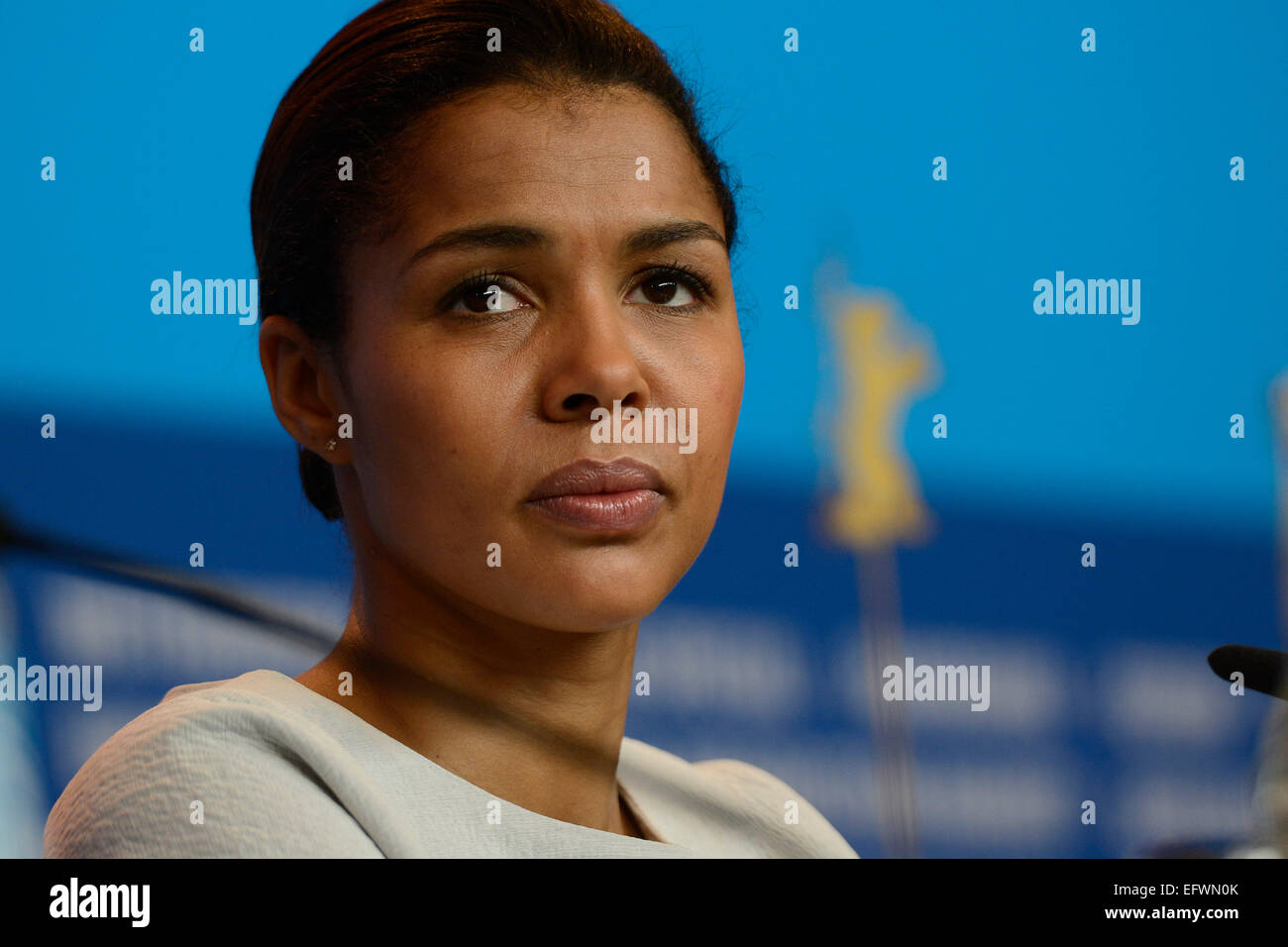 Berlin, Germany. 10th Feb, 2015. Ayo during the 'Meurtre A Pacot/Murder ...