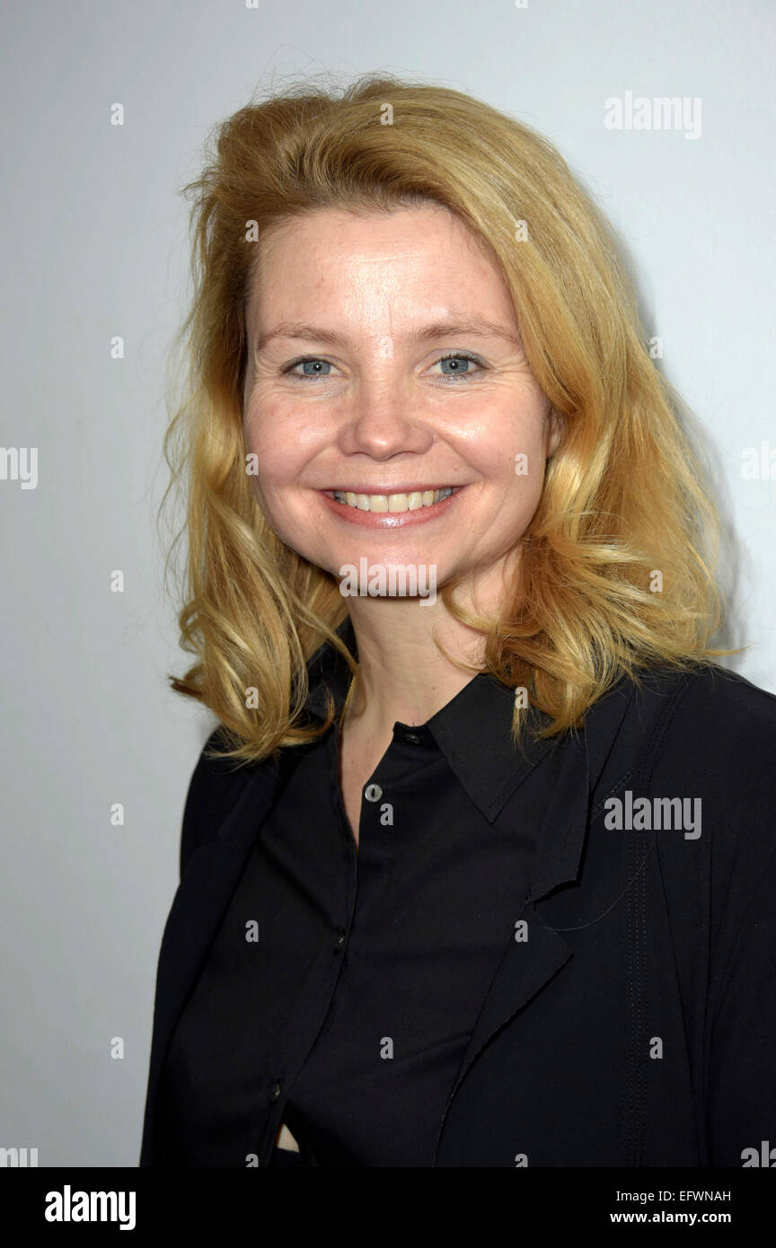 Berlin, Germany. 10th Feb, 2015. Annette Frier attending the Hessen ...