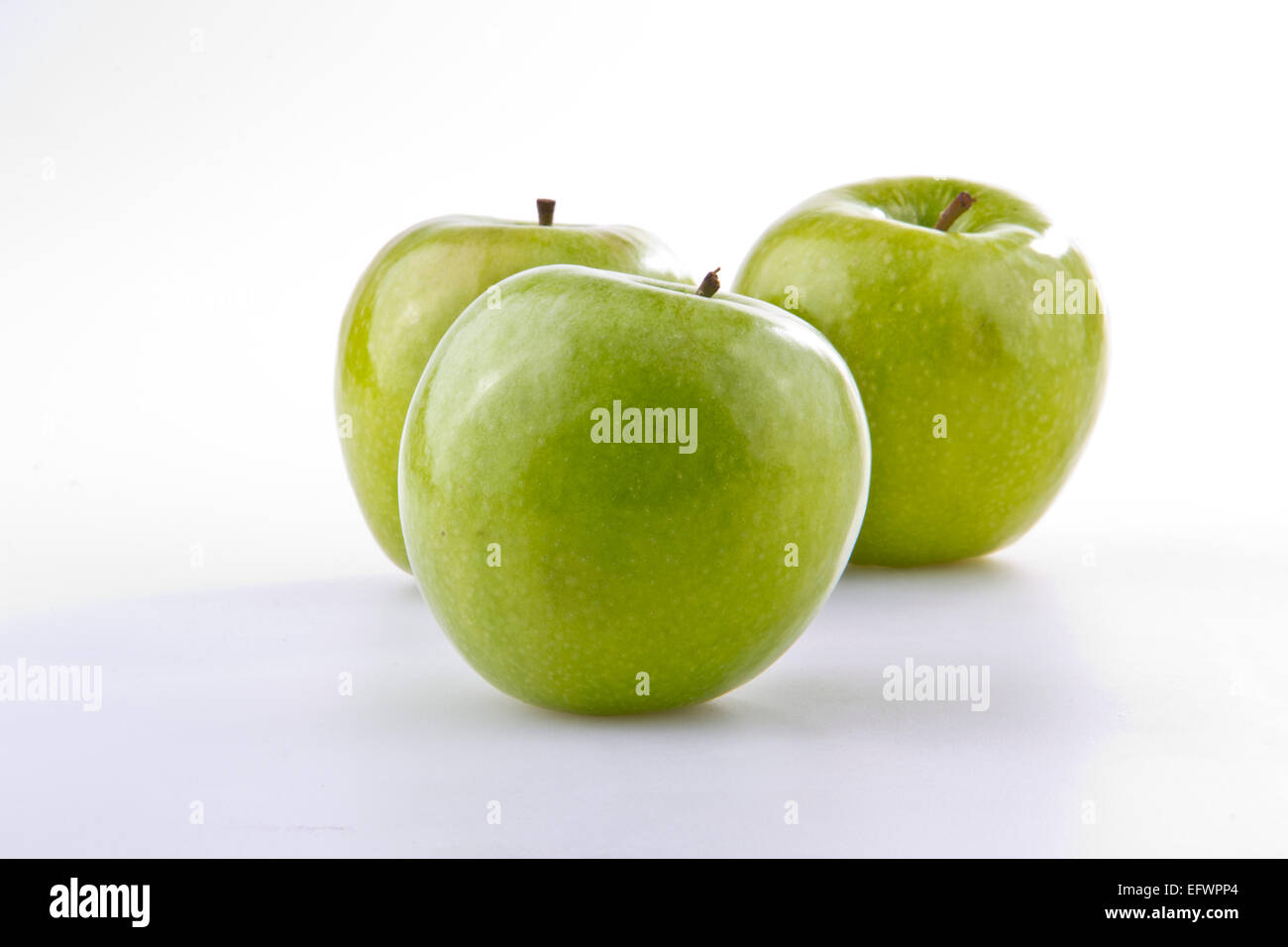 green apples isolated Stock Photo - Alamy