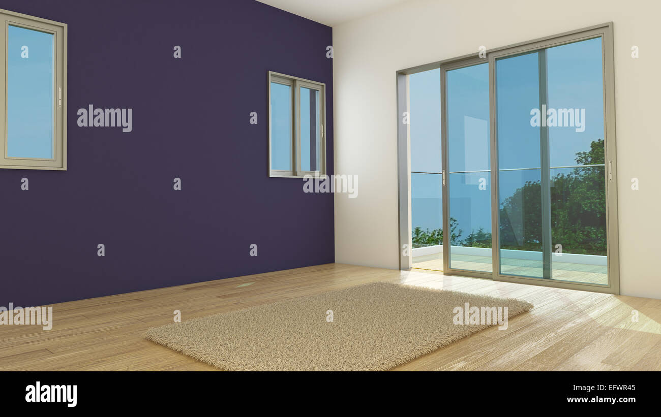 Empty room with open window hi-res stock photography and images - Alamy