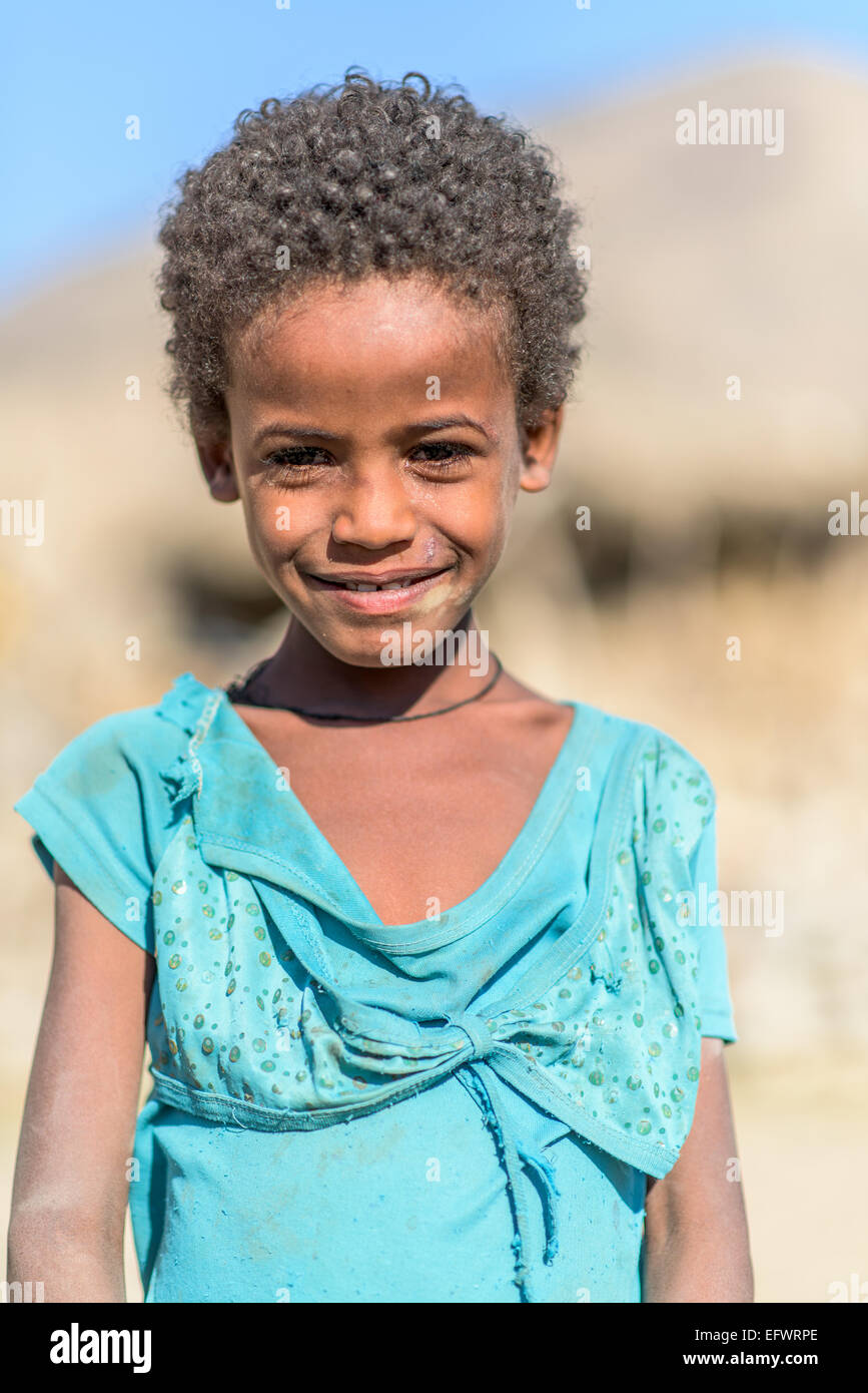 Portrait of an Ethiopian child Stock Photo - Alamy