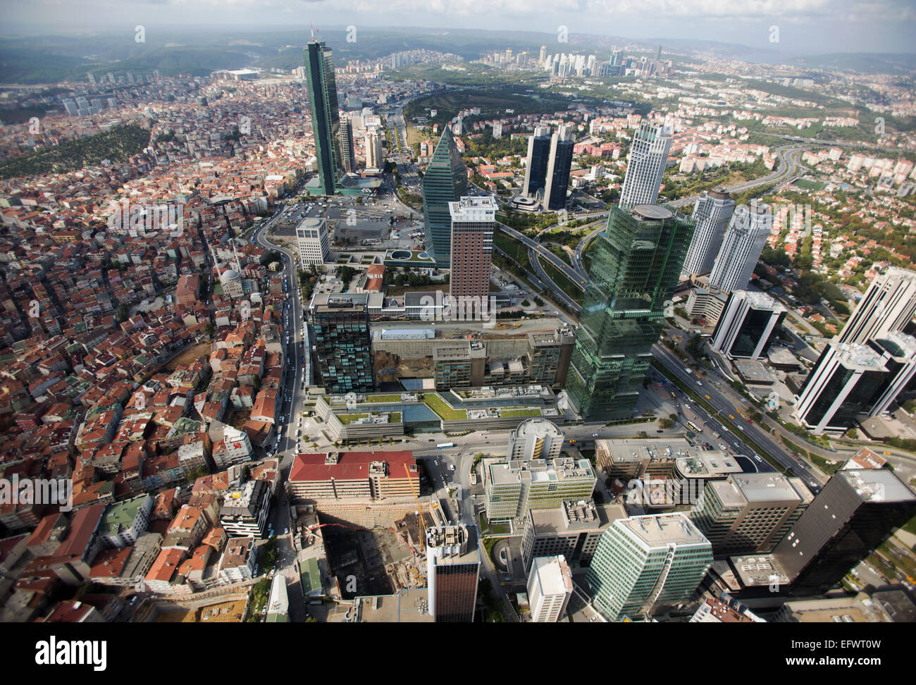 Aerial View Of Levent High Resolution Stock Photography and Images - Alamy