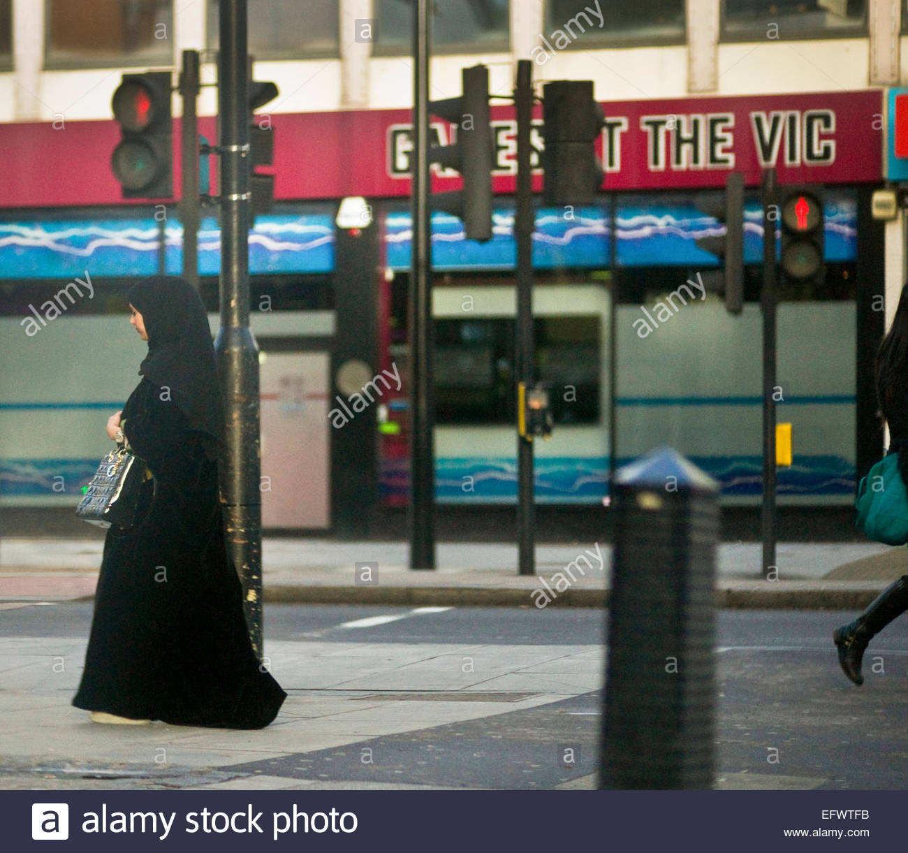 Muslim Lady Wearing Niqab High Resolution Stock Photography and Images ...