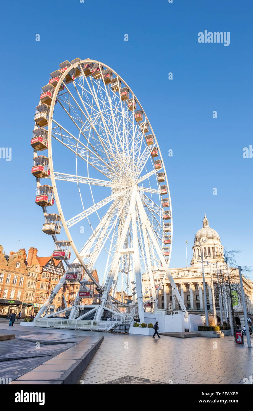 Wheel of Nottingham, also known as the Nottingham Eye, in the Old ...