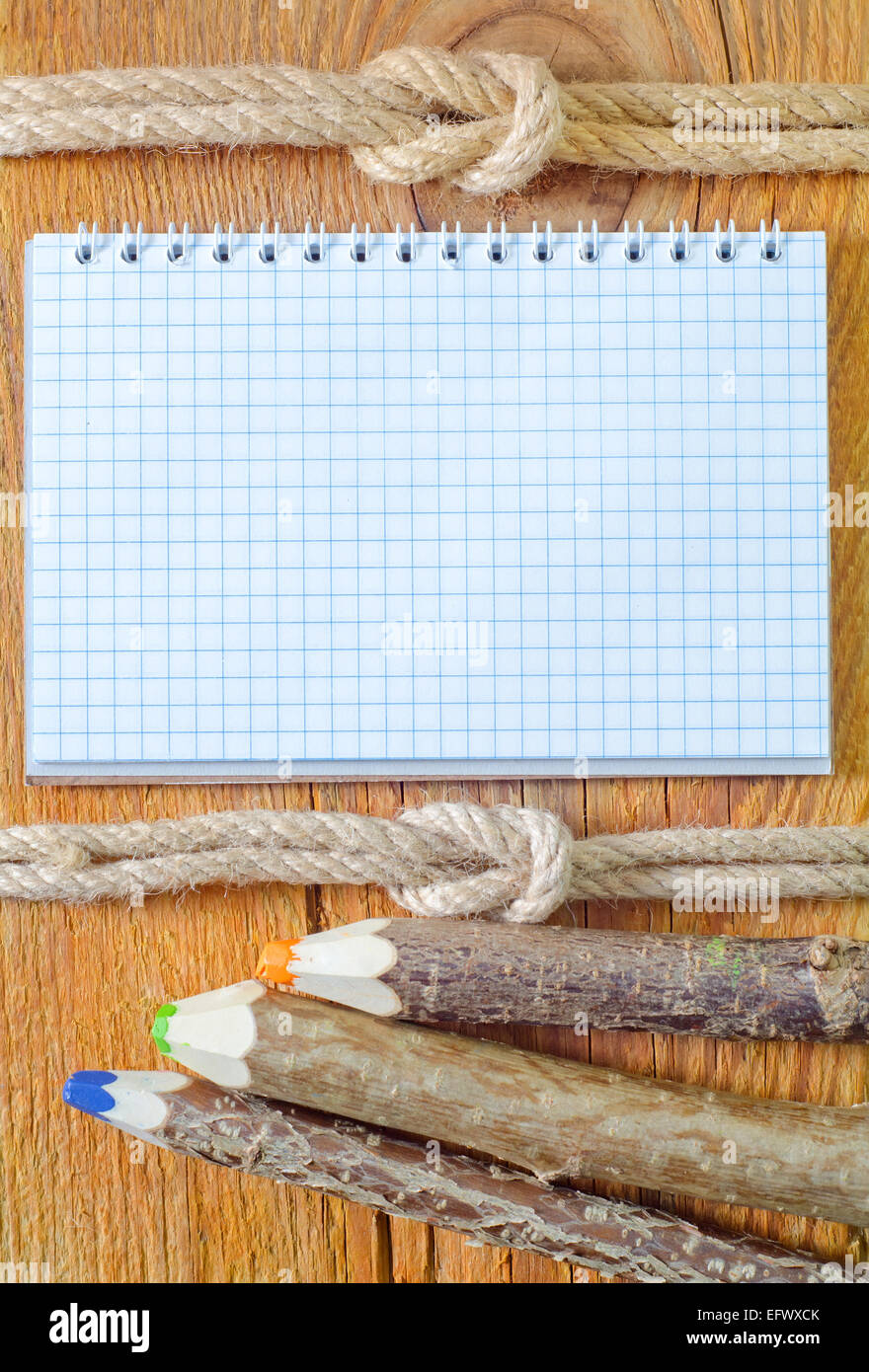 note and pencil Stock Photo - Alamy