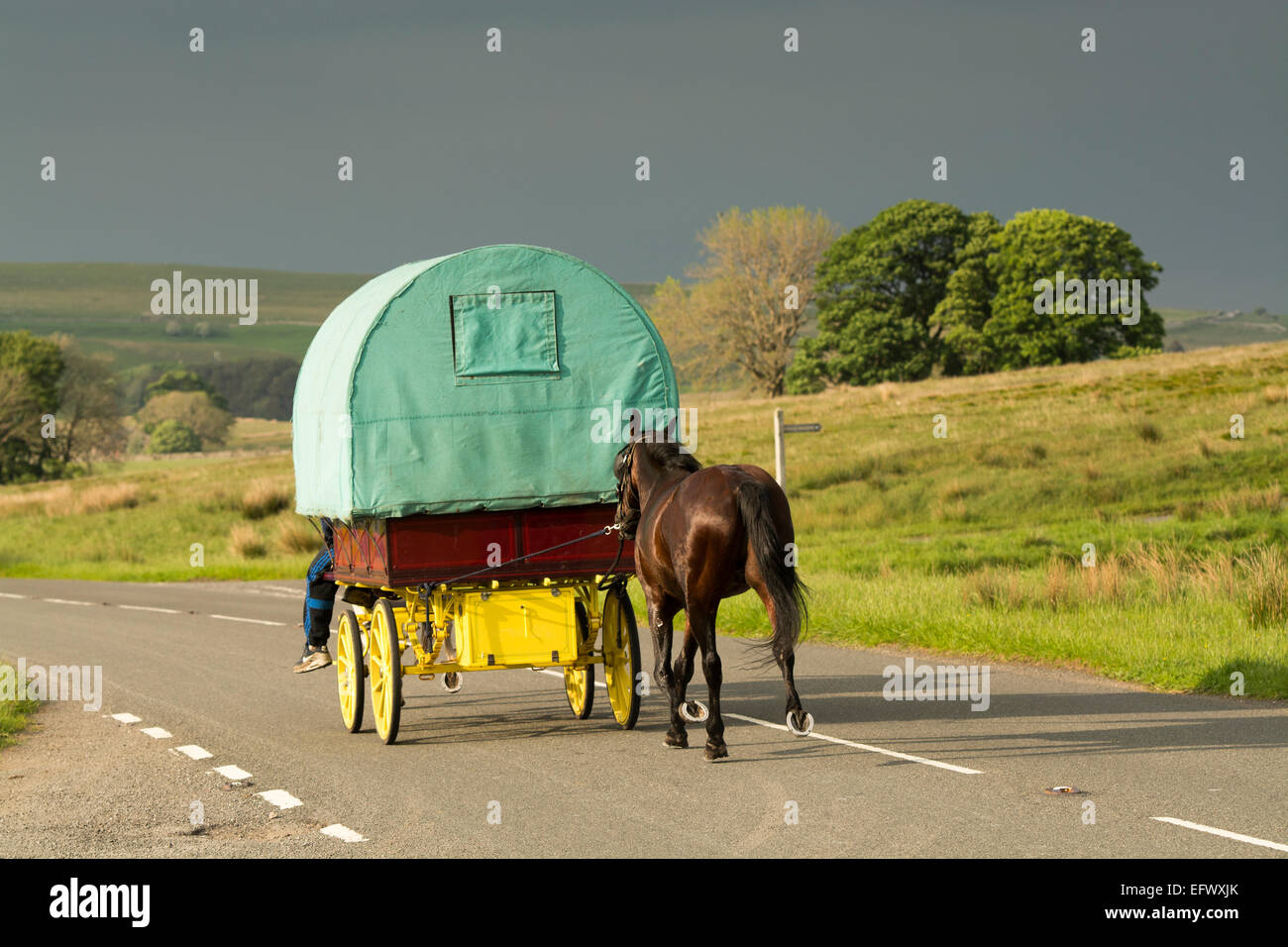 Traveller caravan hi-res stock photography and images - Alamy