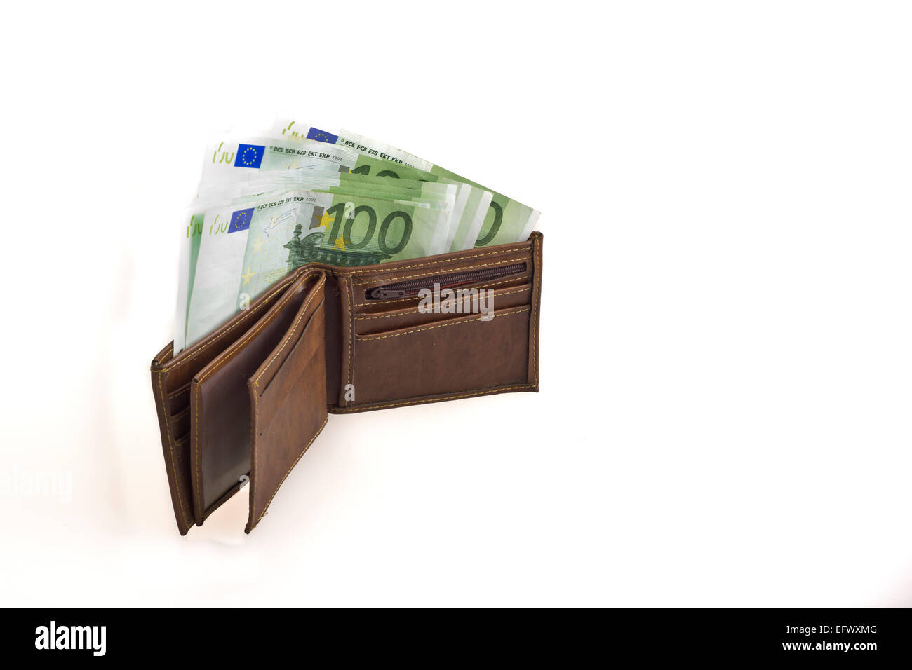 Banknotes in wallet hi-res stock photography and images - Alamy